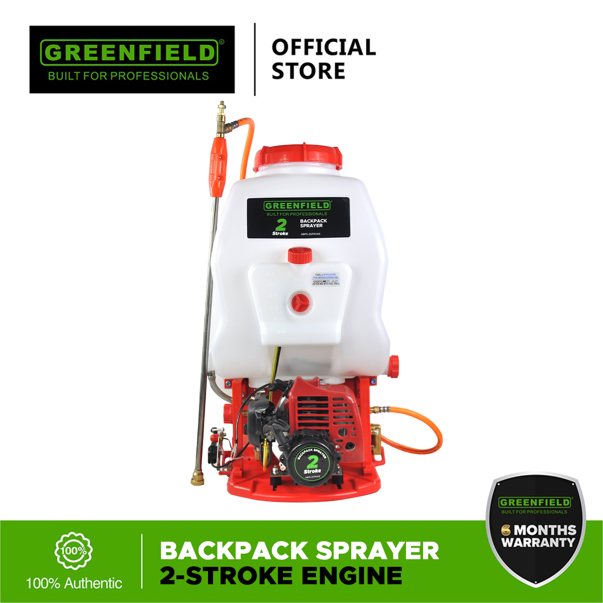 Greenfield Backpack Sprayer TU26 2-Stroke Engine - Lawn & Garden ...