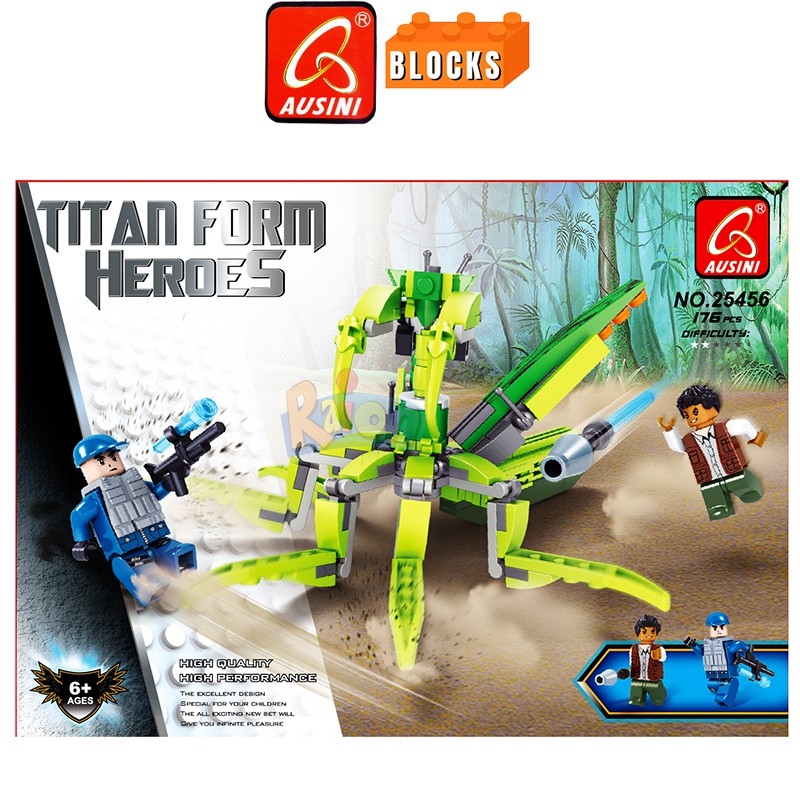 Ausini 176 pcs. Giant Spider Building Blocks (18275) Raion Toys for ...