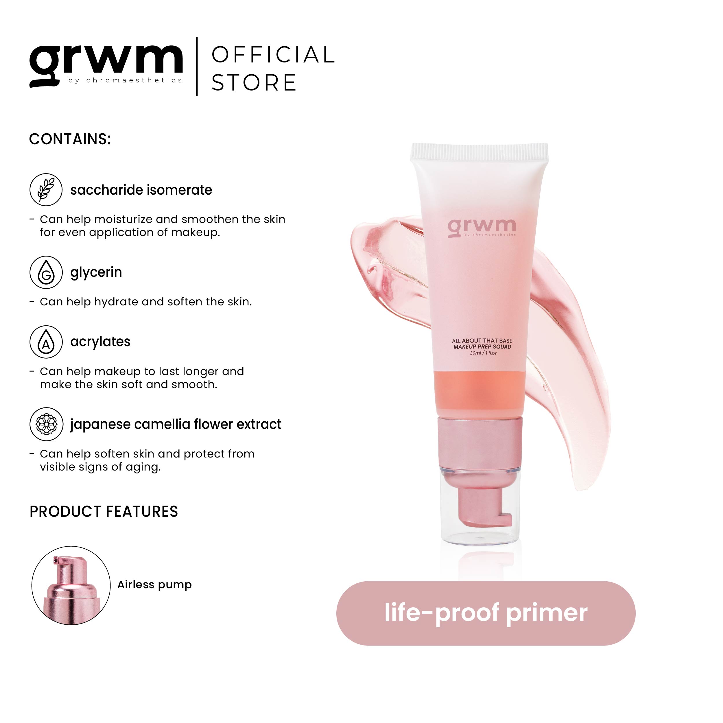 GRWM Cosmetics Makeup Prep Squad (Primer) | Lazada PH