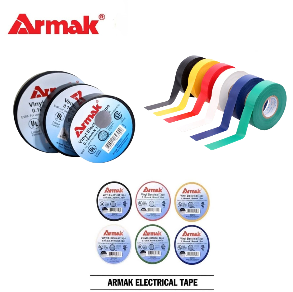 Original Armark electrical tape assorted Color Small(4m), Medium(8m ...