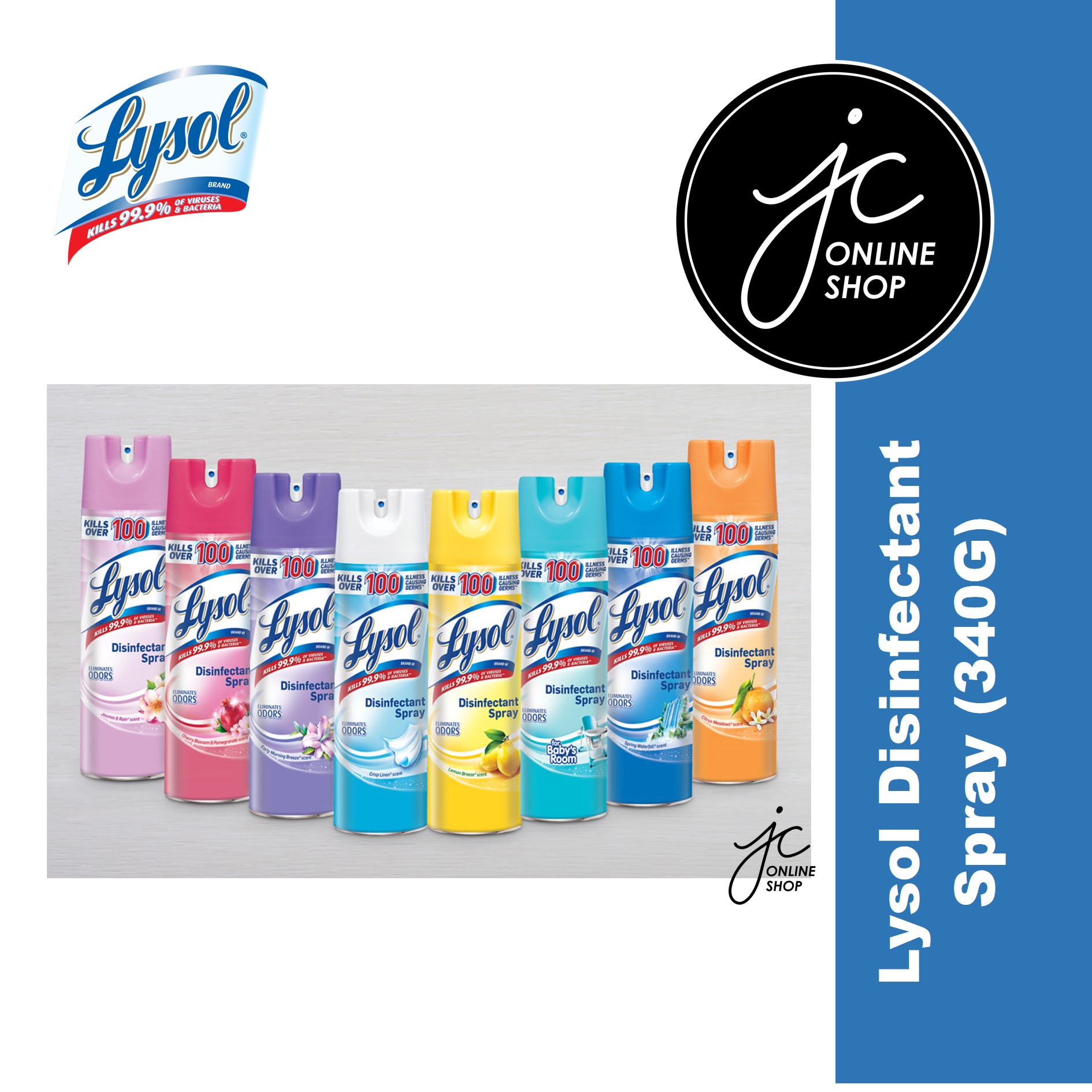 Lysol Spray Lysol Air Spray Lysol Disinfectant Spray 170g, 340g, 510g ...