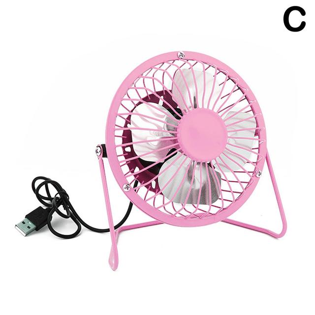 Rotate 360 degrees USB Fan Mini Portable Fans Table Desktop With Pads ...