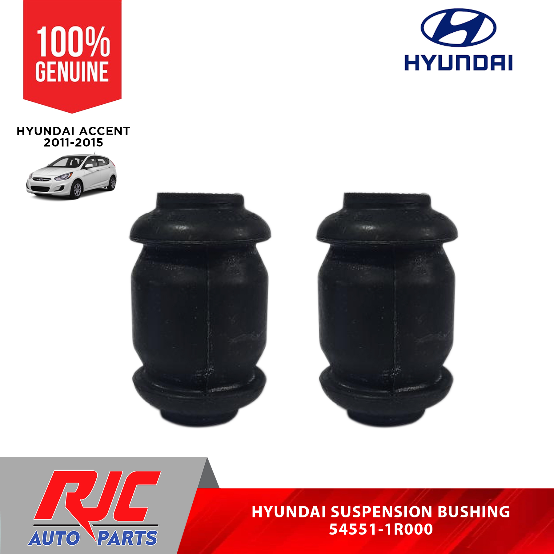 Hyundai Genuine 54551-1R000 Suspension Bushing Small Hyundai Accent ...