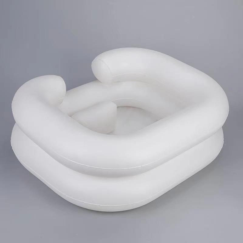 Inflatable Shampoo Basin Tub Double Layer For The Disabled Portable ...