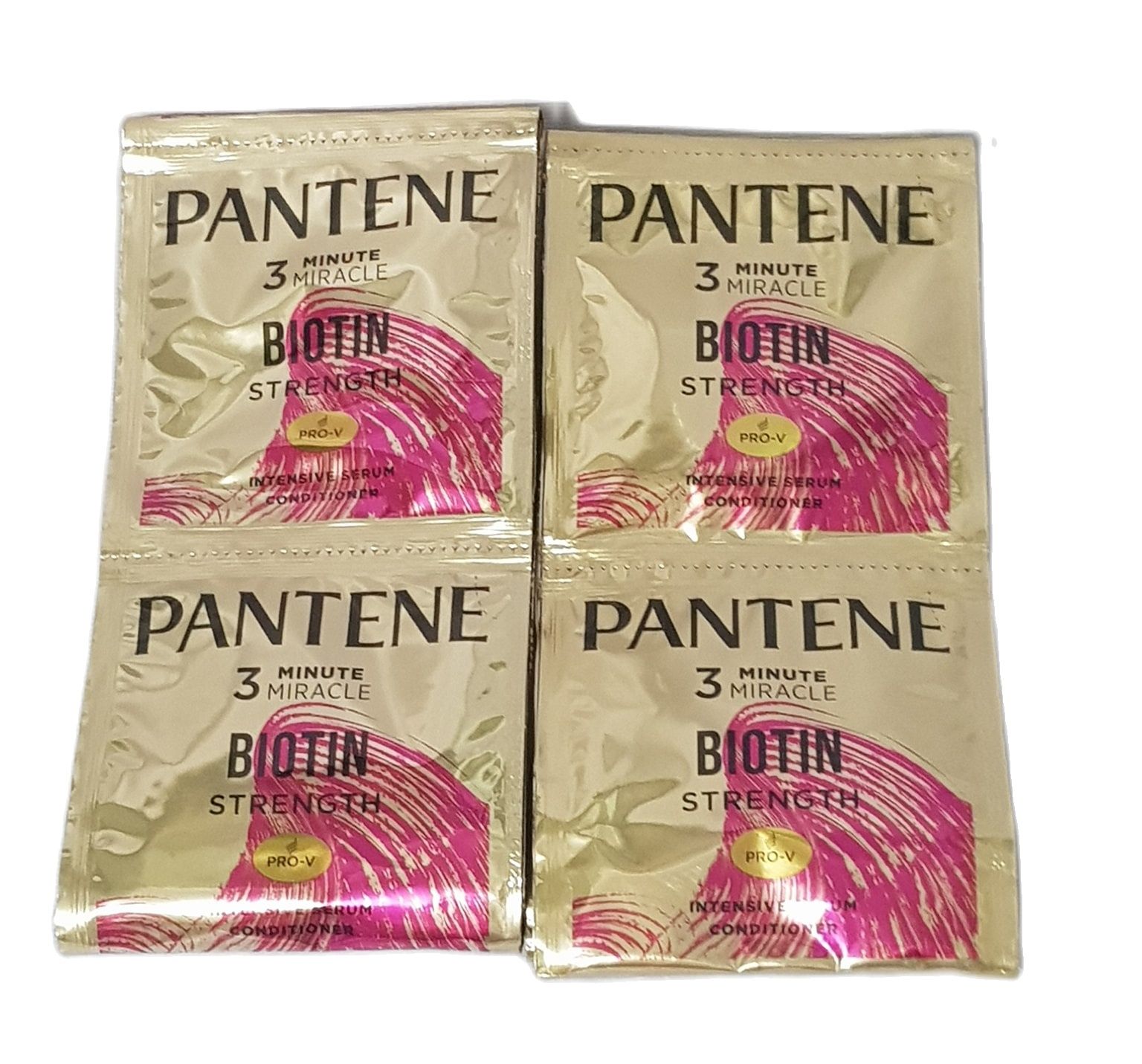 PANTENE PRO-V - 3 Minute Miracle Keratin BIOTIN Strength - Intensive Serum Conditioner (pack of ...