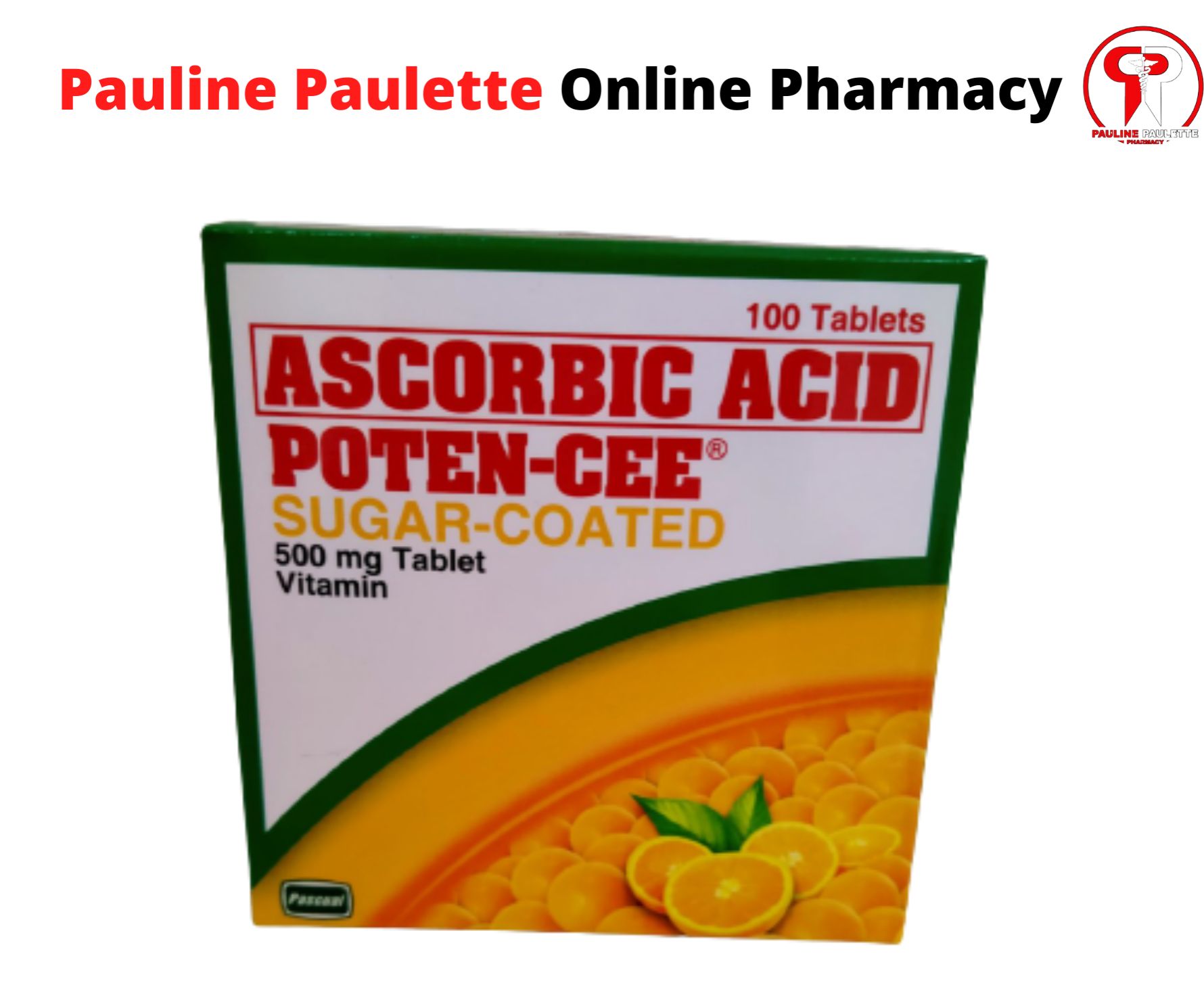 POTEN-CEE Ascorbic Acid Sugar Coated 500mg Tablet 100 PIECES/1BOX ...
