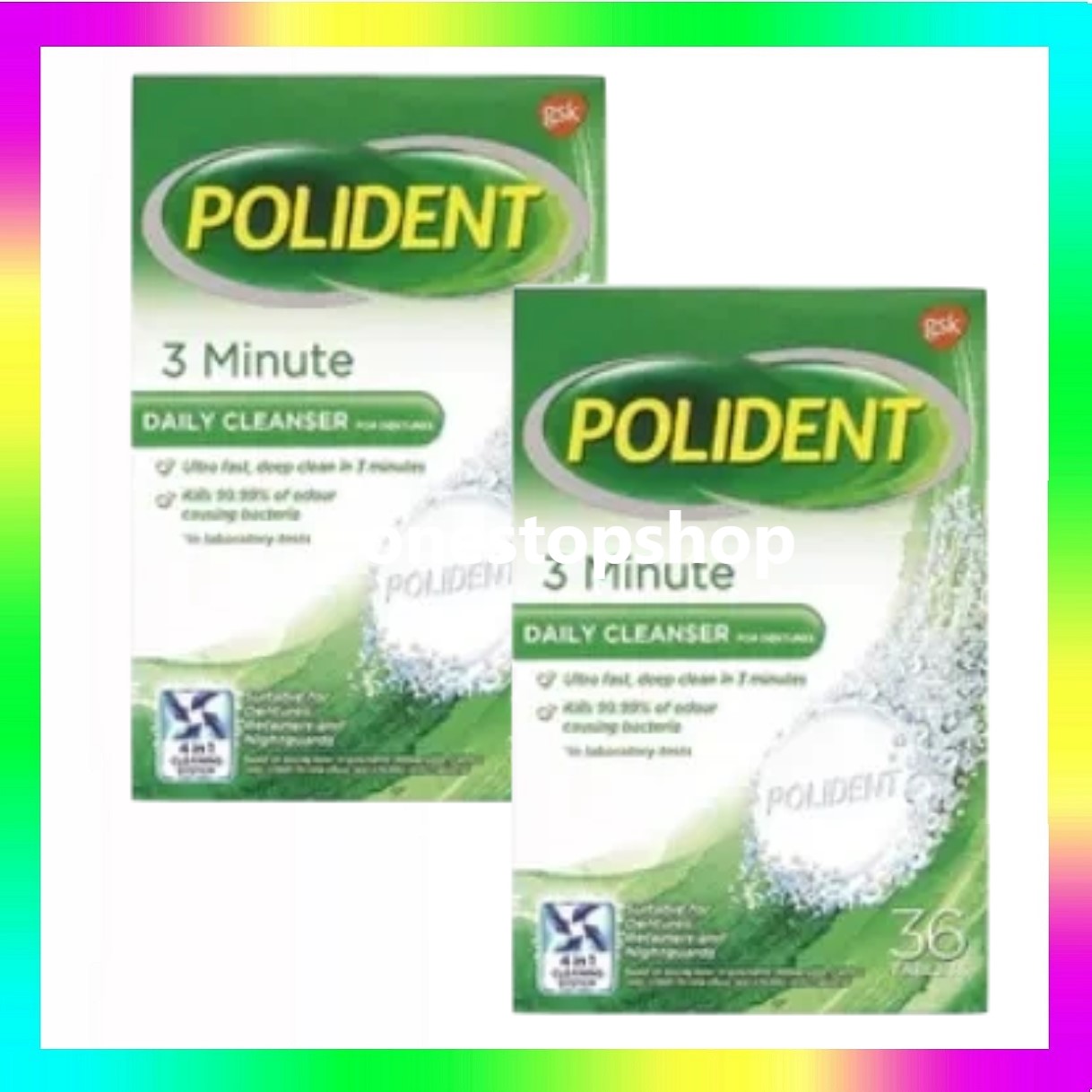 Polident 3-Minute Daily Cleanser Denture (Pustiso) 36 Tablets | Lazada PH