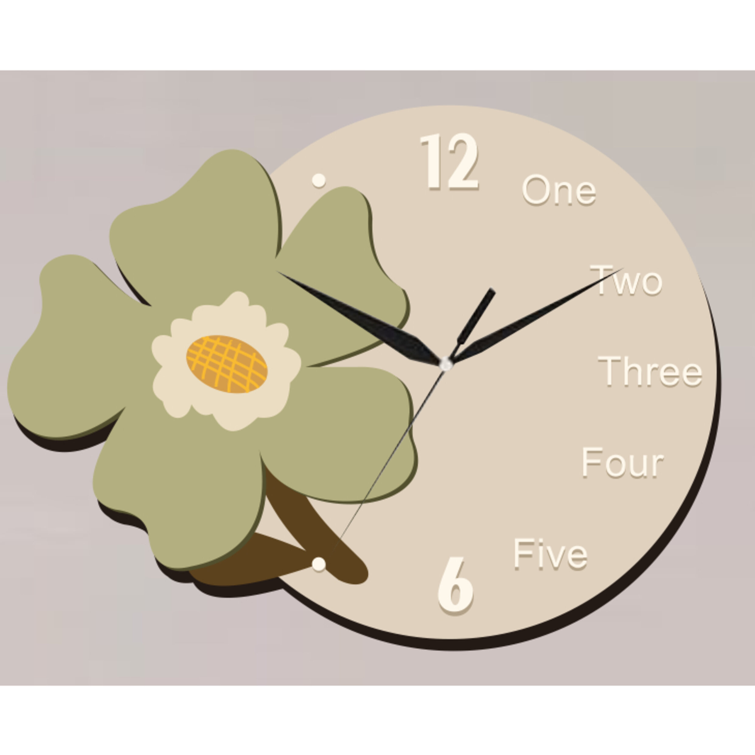 CREATIVE FLOWER CRYSTAL PORCELAIN WALL CLOCK HANGING DECORATION | Lazada PH