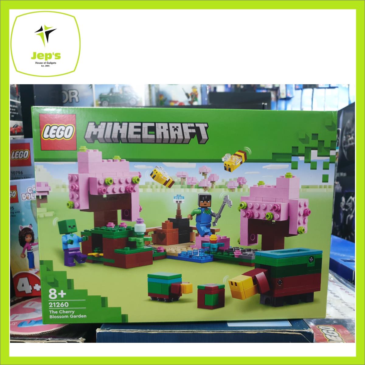 Lego Minecraft 21260 The Cherry Blossom Garden (2024) | Lazada PH