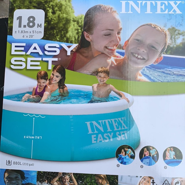 Intex Easy Set- Pool 6ft x 20inch | Lazada PH