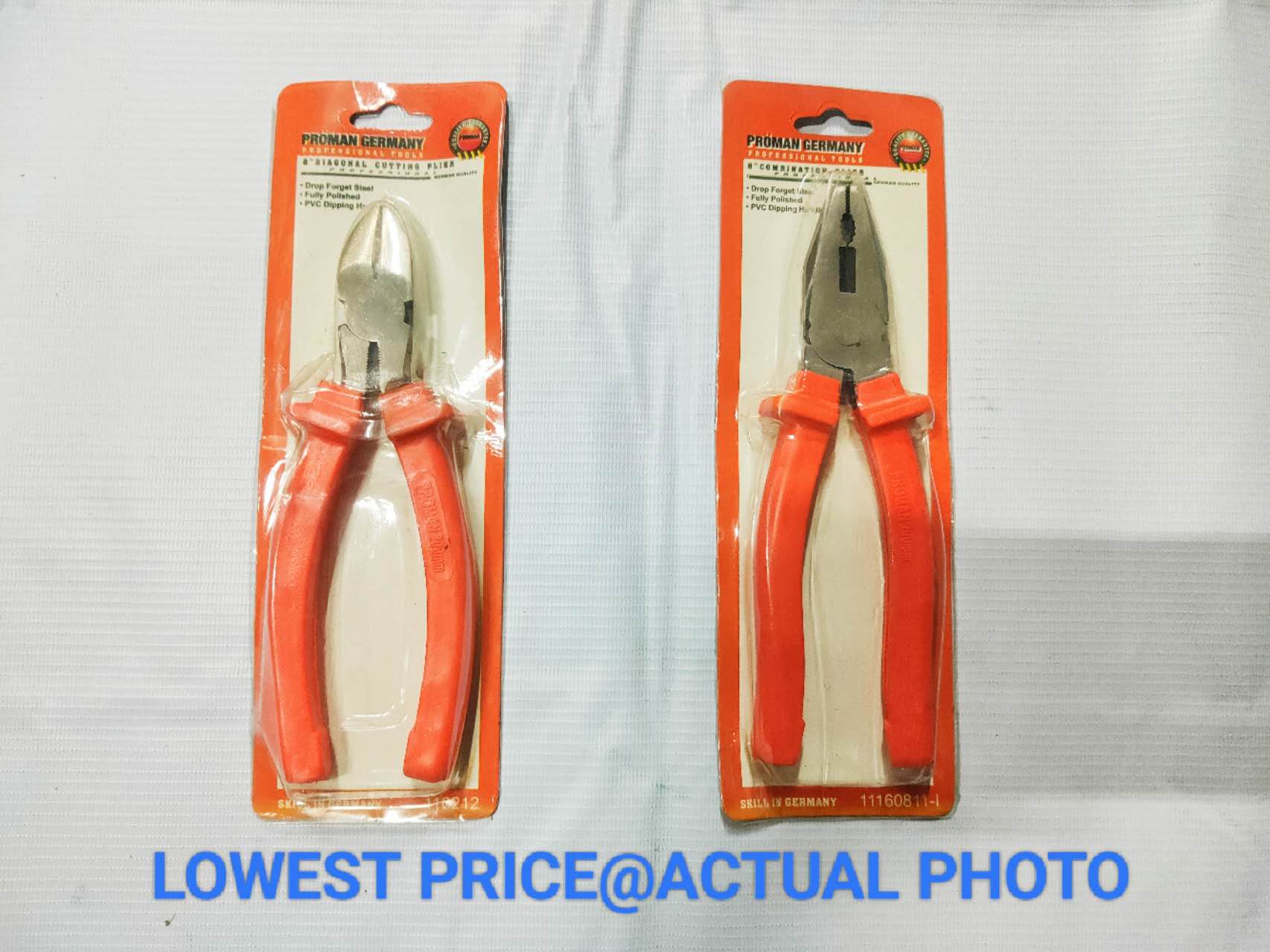 Proman Germany 8'' Pliers LD Pvc Handle sold per pcs | Lazada PH