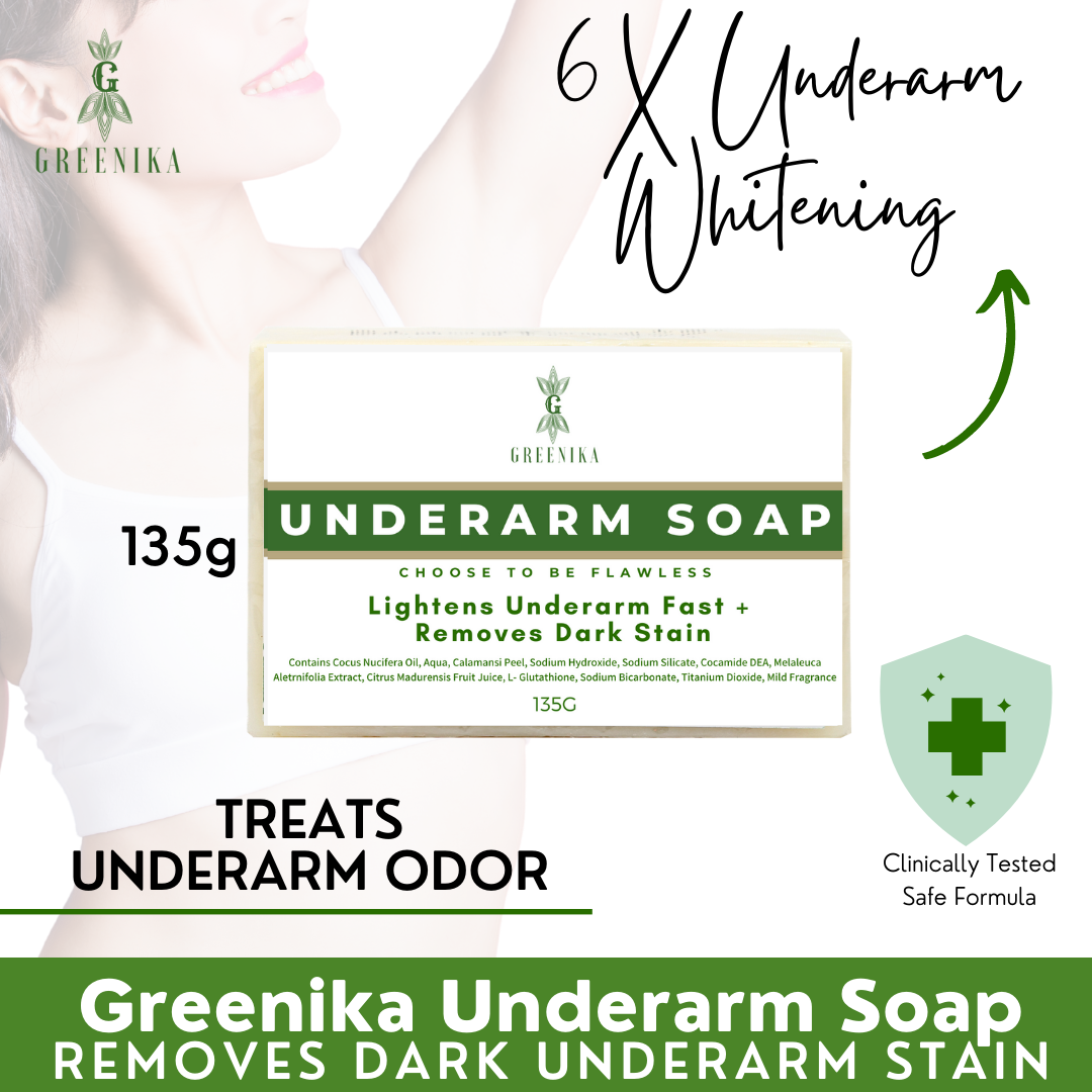 [ FAST UNDERARM WHITENING ] Greenika 7X Underarm Whitening Soap Whiter ...