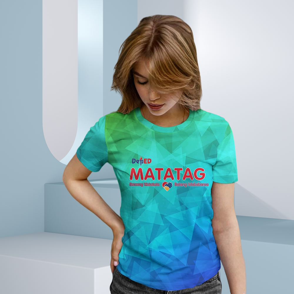 Matatag Deped Women T Shirt Teacher Badge Uniform Teacher Day Full ...