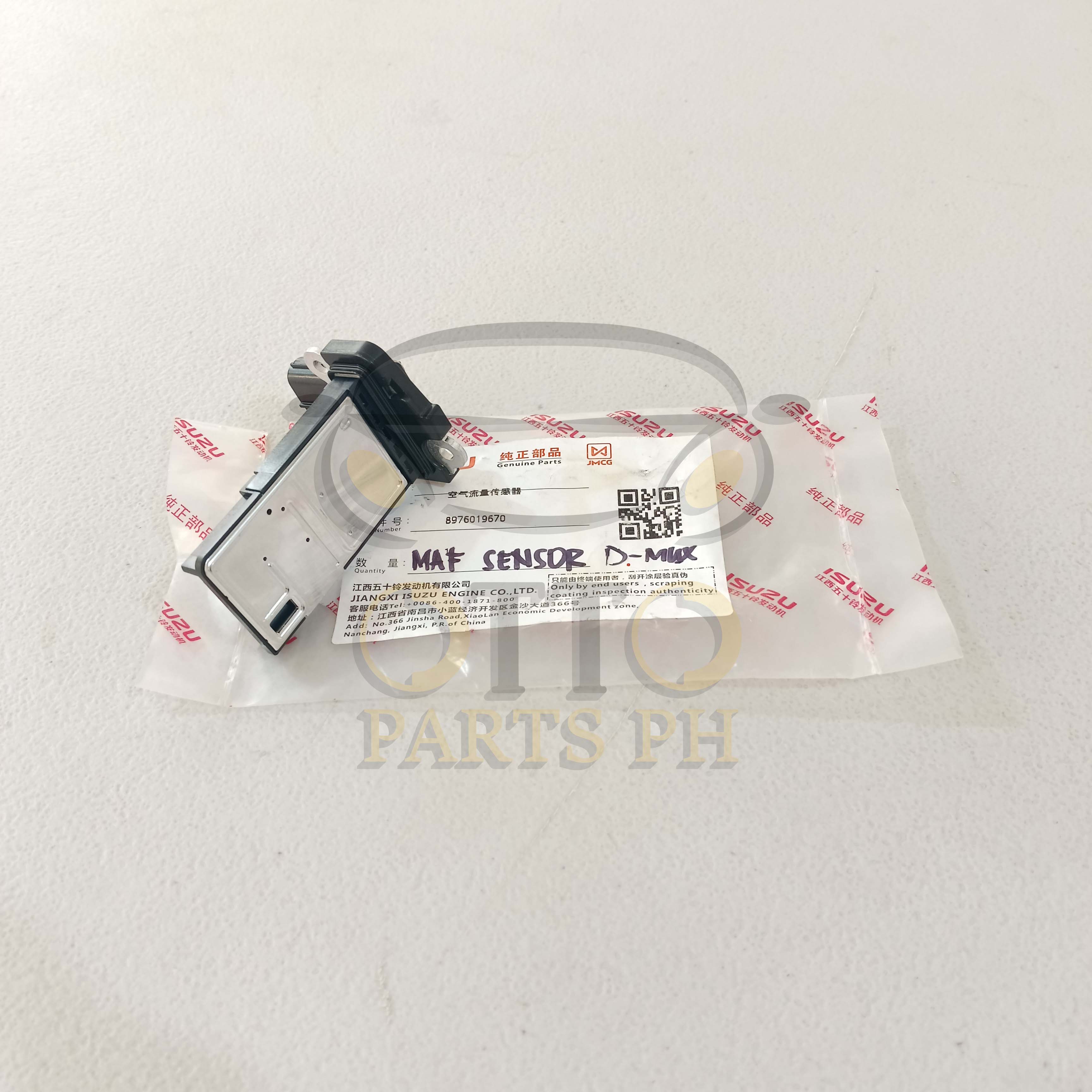 [GENUINE] Mass Air Flow MAF Sensor for Isuzu DMAX, MUX, and 2.5L ...