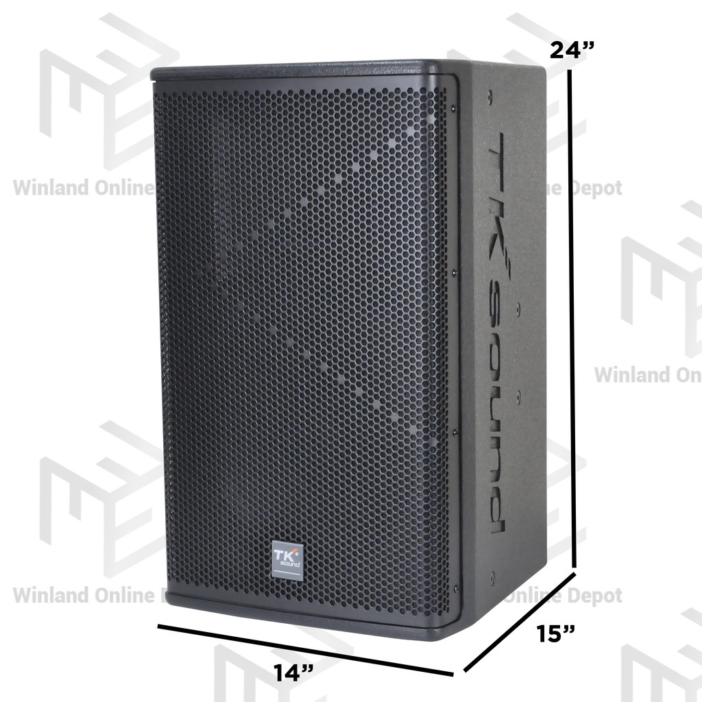 TK Sound TKSound 12" 2-Way Full Range Professional Speaker Sound Audio ...