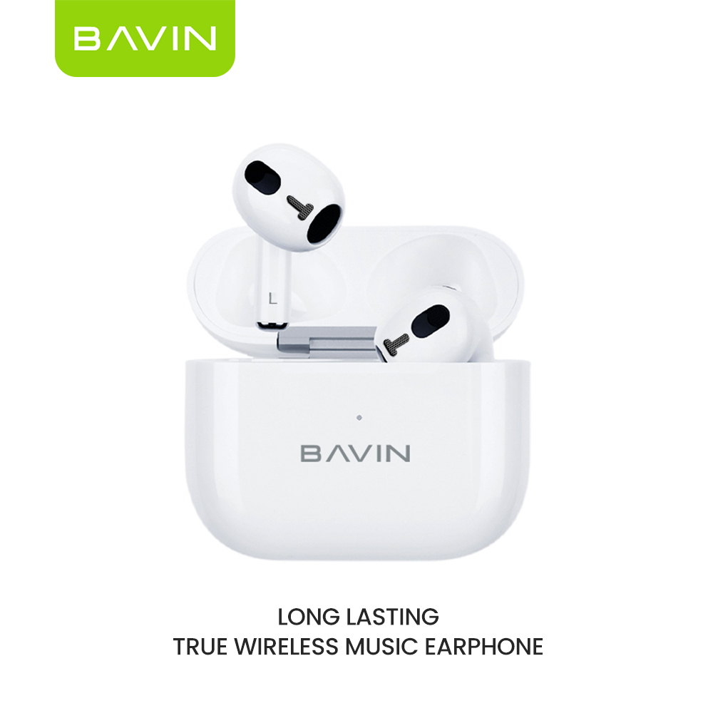 BAVIN BA26 TWS Wireless Earbuds Bluetooth Earphone Hi-Fi Audio Sounds ...