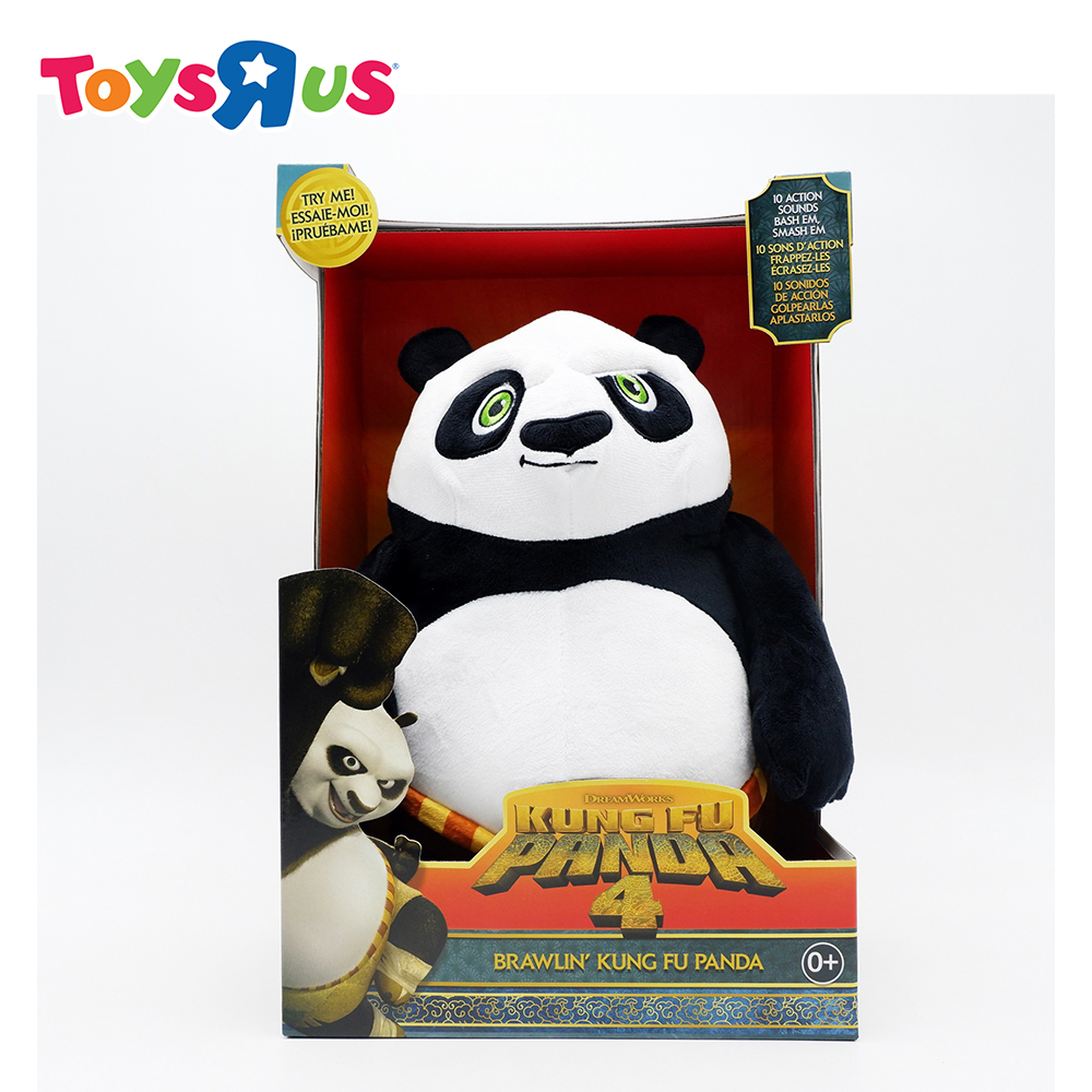 Dream Works Kung Fu Panda 4 - 14-Inch Plush Toy Brawlin Kung Fu Panda ...