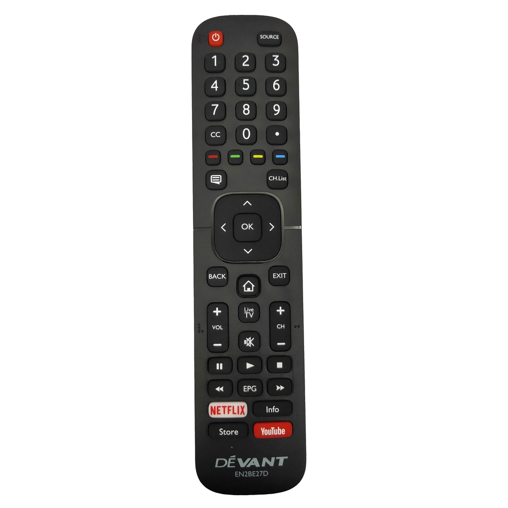 New EN2BE27D For Hisense DEVANT LCD TV Remote Control with Netflix ...