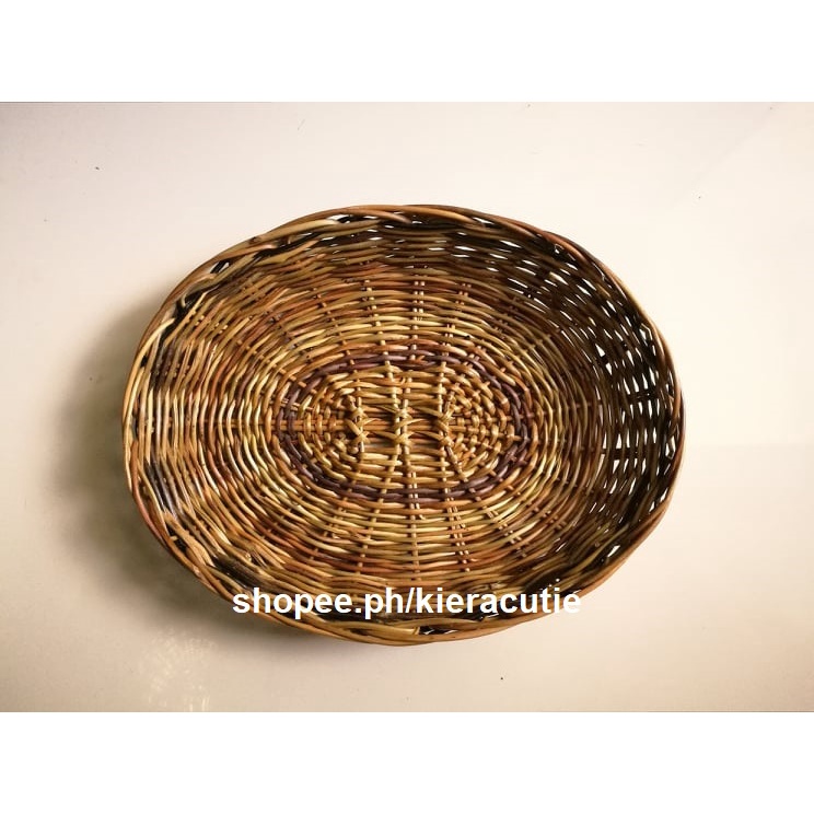 Rattan Plate Native Nito Plate Paper Plate Holder Nature Friendly and ...