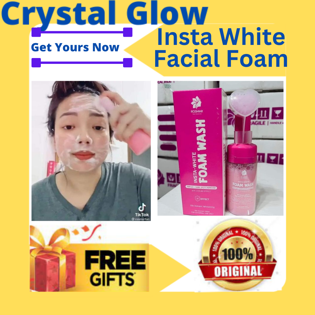 Rosmar Insta White FOAM WASH 10x Whitening with Cooling Effect | Facial ...