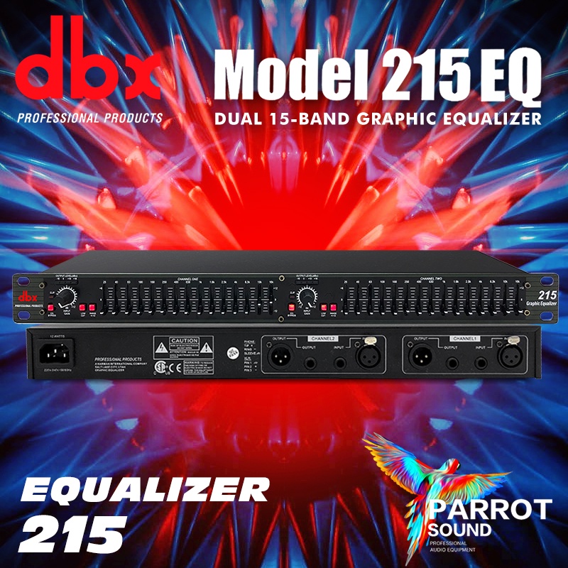 DBX EQ215/215s /131 2-Series Graphic Equalizer DUAL 15 Band Graphic There is a choice of black ...