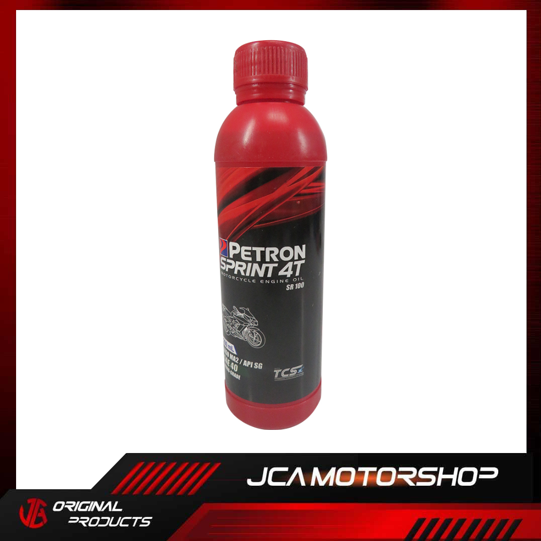 PETRON SPRINT 4T SR100 MOTORCYCLE ENGINE OIL MONO GRADE SAE40 (200ML ...