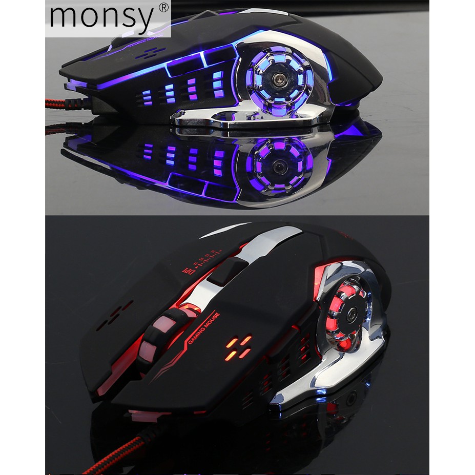 rakk keyboard Mouse Wired Mechanical Luminous Mouse Gaming Modeling PC ...