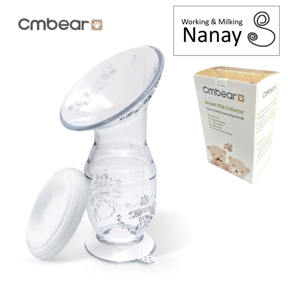Cmbear Silicone Breast Milk Let-down Collector Manual Pump with Suction Base | Lazada PH