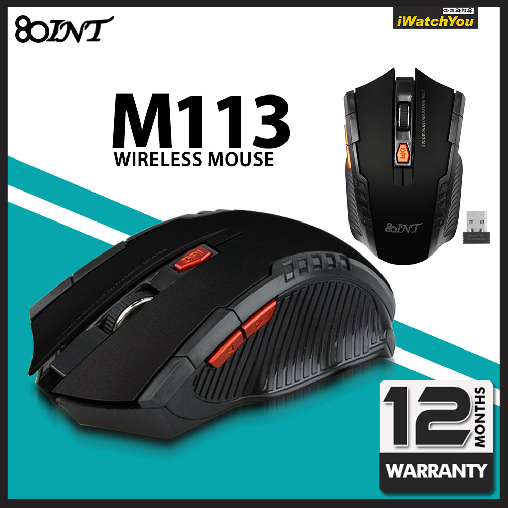 Wireless Mouse / INT M113 / 10 meters wireless range / with 2.4GHz Nano ...