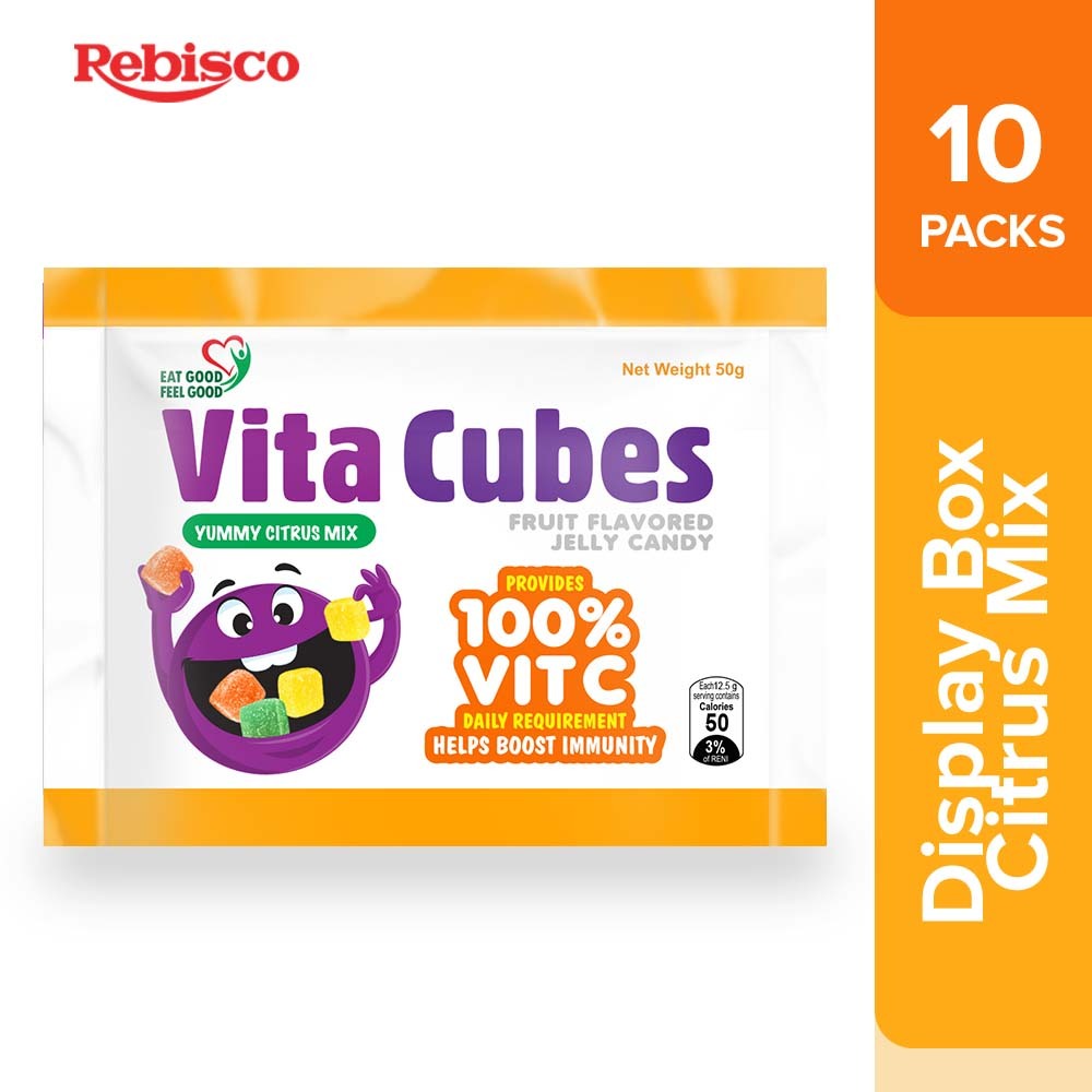Vitacubes Display Box Citrus Mix 50G X 10Packs | Lazada PH