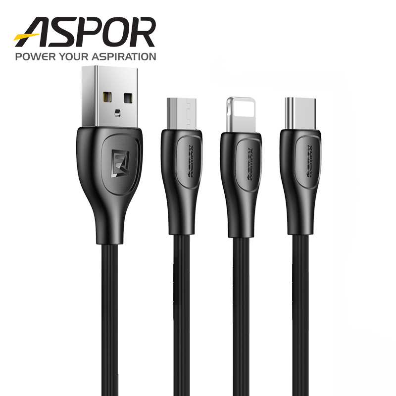 ASPOR Fast Charging Cable/data Cable for Micro USB/iPhone /Type-C,Safer Charger Cable and Faster ...