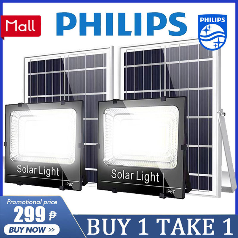 PHILIPS 1000W ORIGINAL SOLAR LIGHTS BUY 1 TAKE 1 SOLAR LIGHT OUTDOOR LED LIGHT SOLAR FLOOD LIGHT ...