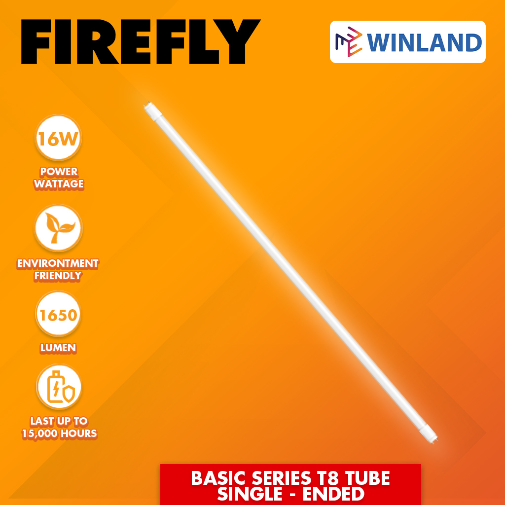 Firefly by Winland Basic Series T8 Tube (Single-Ended) with LED Starter ...
