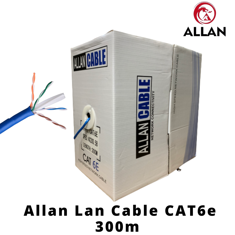 Allan Cat6E Lan Cable 305m Pisowifi/Piso wifi/pisonet/piso net/wifi ...