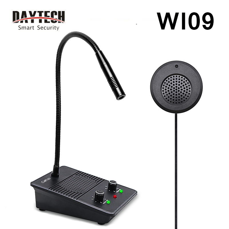 [1-3 Days Delivery]Daytech Window Intercom System Bank Counter System Dual-Way ...