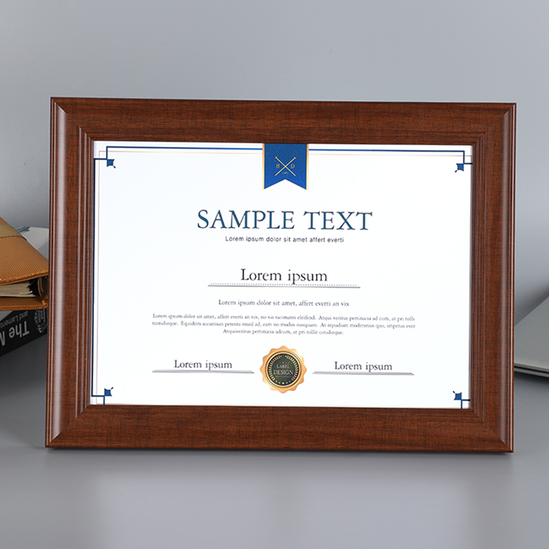 Box a4 Simple Certificate Box a5 b5 14-inch A3 Photo Frame License ...