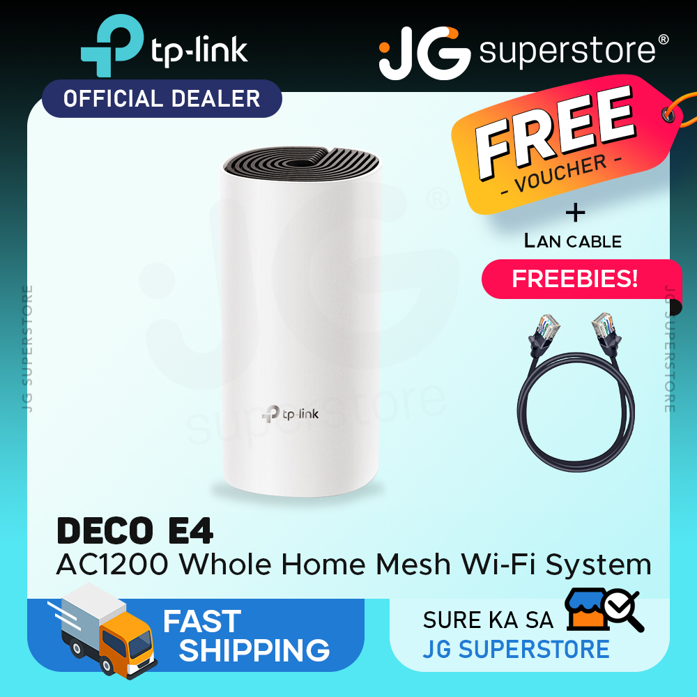 TP-Link Deco E4 AC1200 Whole Home Mesh Dual Band Wi-Fi System with ...