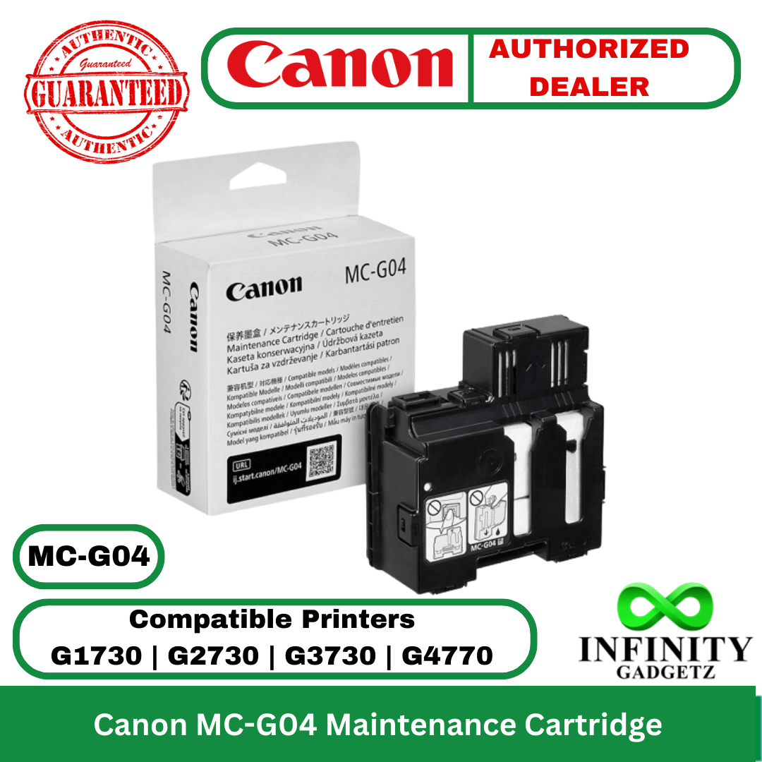 Genuine Canon MC-G04 Maintenance Cartridge for G1730 / G2730 / G3730 ...
