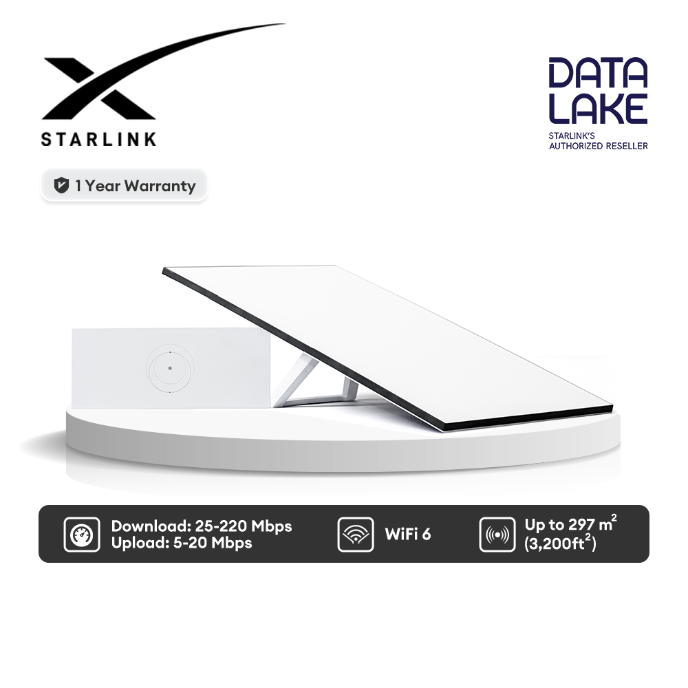 Starlink Residential Standard Satellite Internet with Wi-Fi Router ...