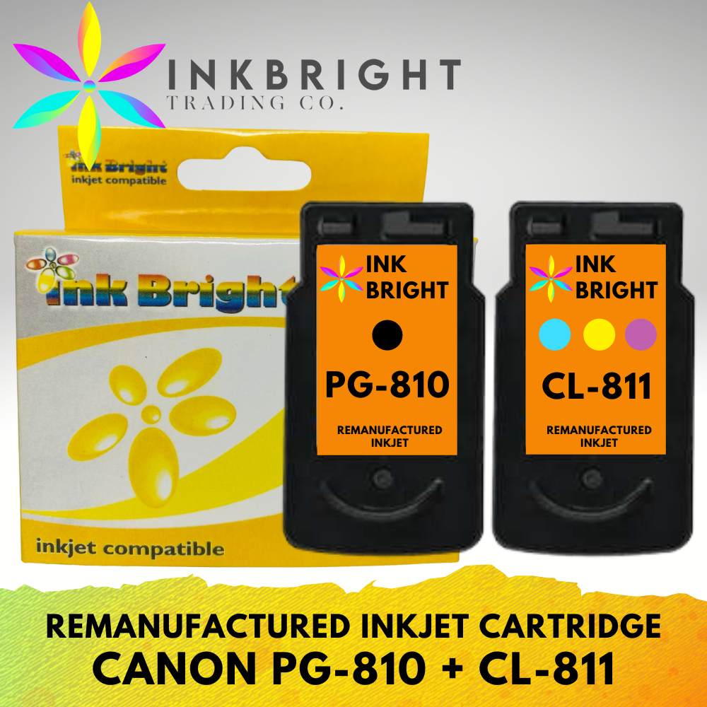 InkBright CL 811 TriColor Ink Cartridge Refillable (CL-811 CL811 ...