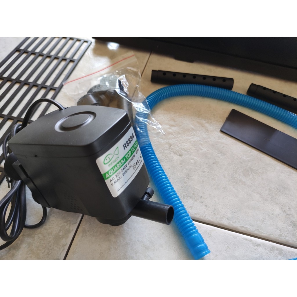 Infinity Aquarium Top Overhead Filter 40 Watts R8884 For 75 - 100 ...