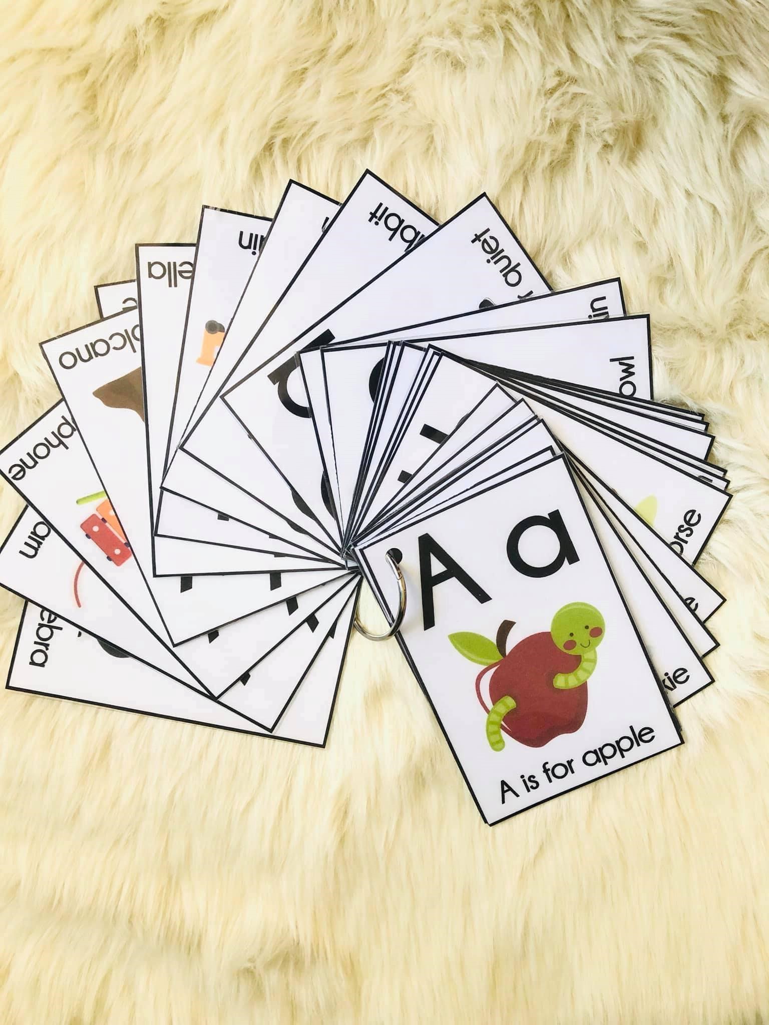 ABC Laminated Flash Cards | Lazada PH