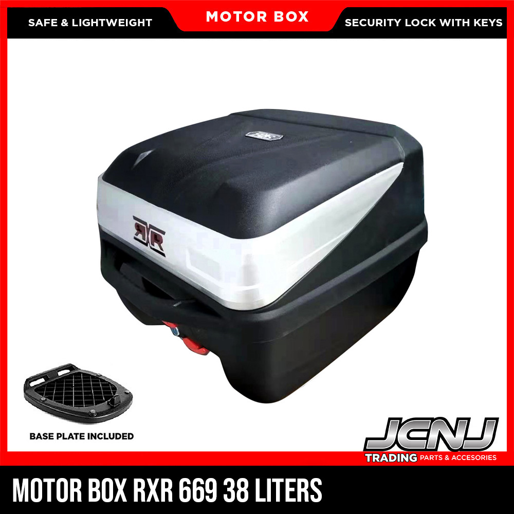 JCNJ Motorcycle Compartment Box RXR 669 Rear Luggage Container Top Tail ...