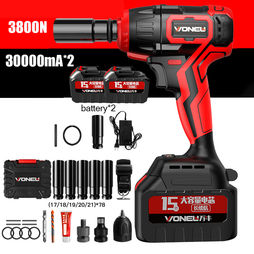 Hitools NANWEI 980N.M Impact Wrench Cordless Original Wireless Electric ...