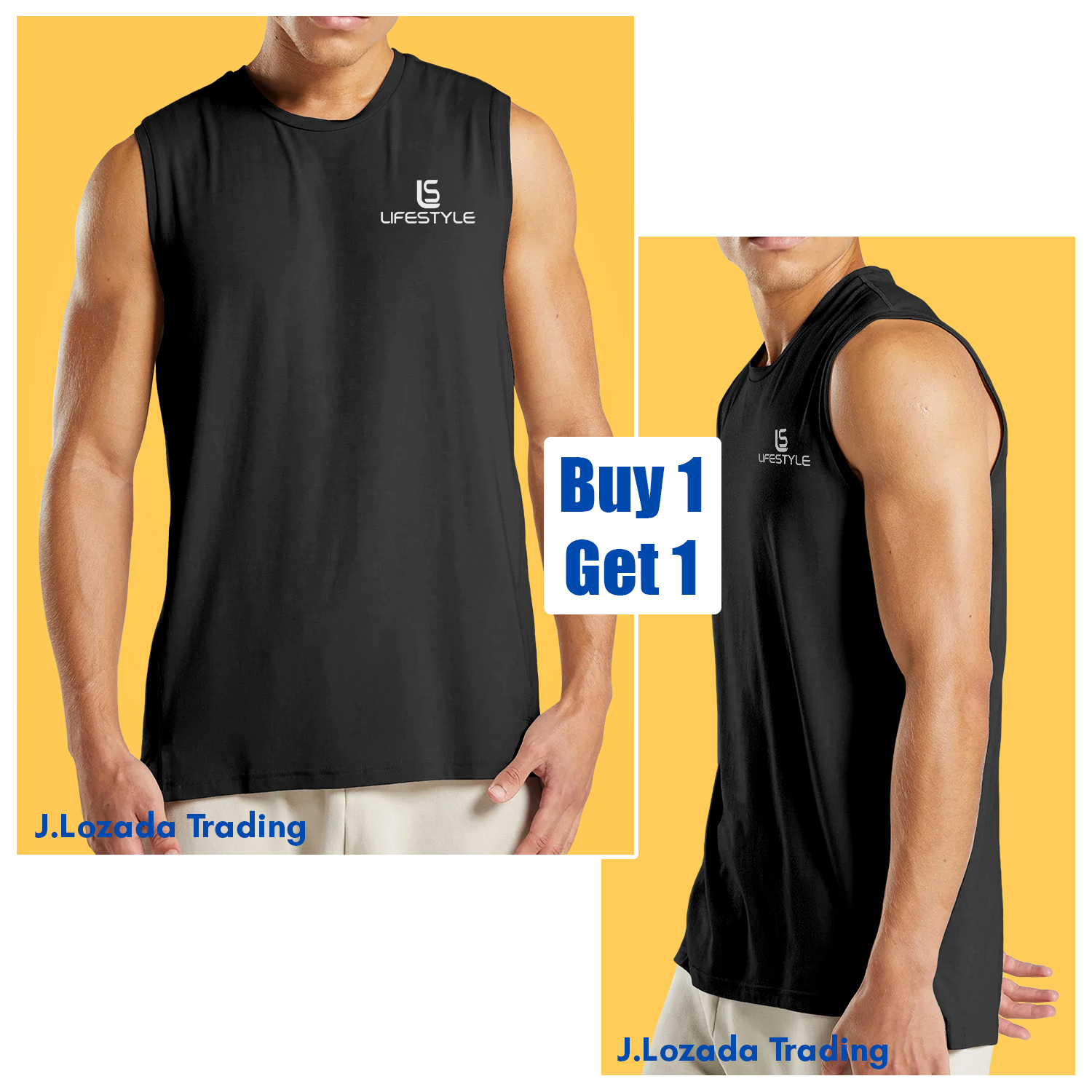 BO2 BUY 1 GET 1 MUSCLE TEE SANDO SND 7.0 - Mens short sleeve tee ...