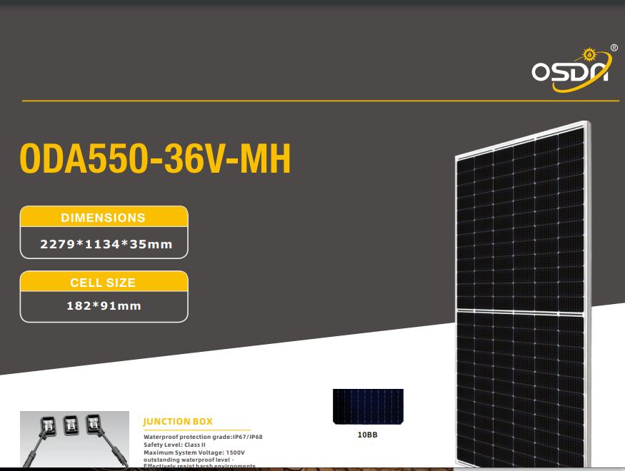 550W Osda Mono solar panel (10pcs) | Lazada PH