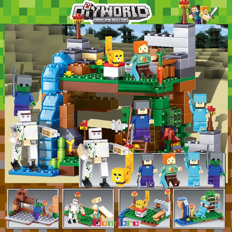 My World Set Toys Mini Farm Watchtower with Minifigures Building Blocks ...