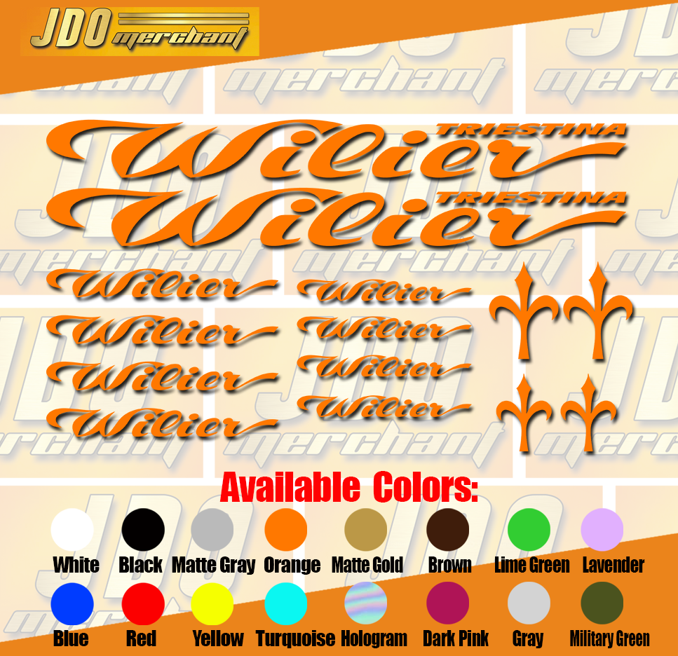 Willer Bike Vinyl Stickers Decals | Lazada PH