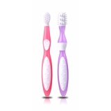 KIDSME First Toothbrush Set Purple and Red | Lazada PH