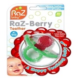 Razbaby Raz-Berry Silicone Teether / Multi-Texture Design / Hands Free ...